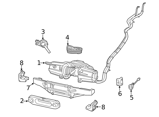 68349986AB - Axle Rear Shaft Right | Mopar Parts Canada