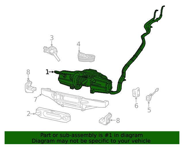 2019-2021 Ram 2500 Winch 68437990AB | TascaParts.com