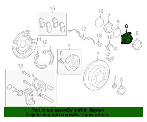 2008-2022 Toyota Sequoia Bearing 42450-0C020 | OEM Parts Online