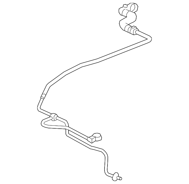 2018-2021 Jaguar F-Type Overflow Hose T2R47919 | JaguarParts.com