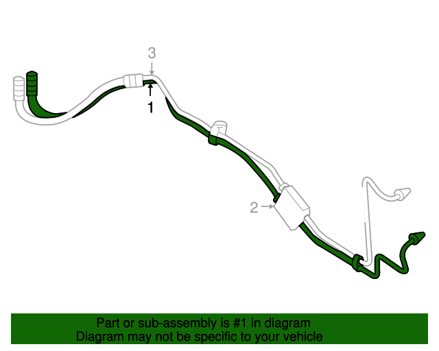 2007-2012 Mopar Hose & Tube Assembly 55037841AK | TascaParts.com
