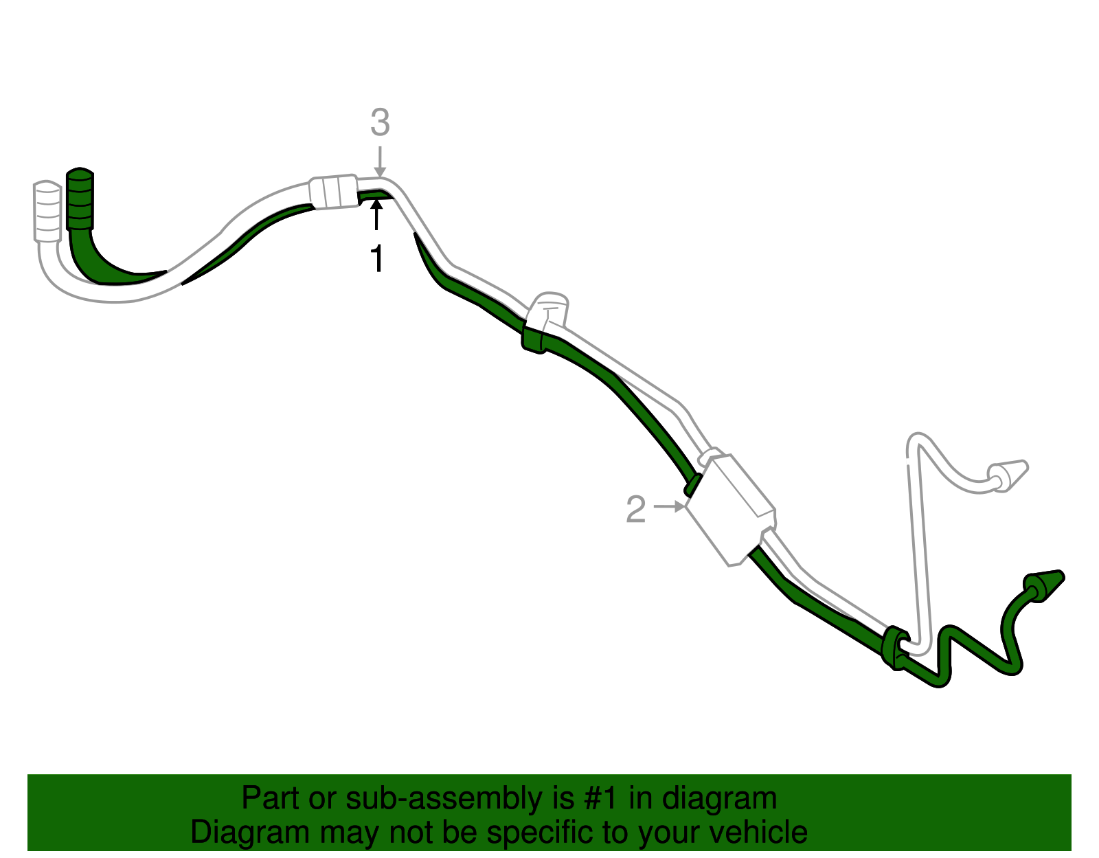 2007-2012 Mopar Hose 55037841AK | Mopar Parts Canada
