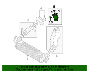 11618571025 - 2018 BMW 540d xDrive Inlet Hose (11-61-8-571-025) | BMW ...
