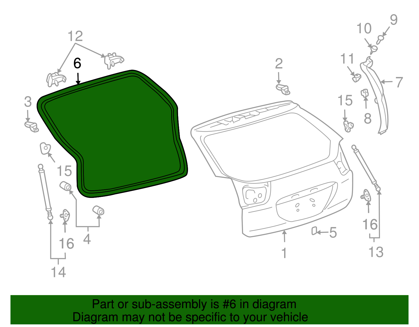 67881-0E011 - Weatherstrip 2004-2009 Lexus | Lexus of Stevens Creek Parts