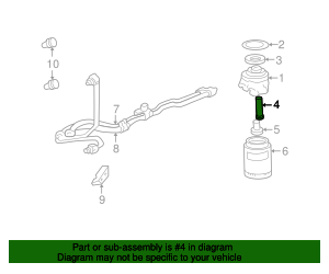 1994-2005 GM Oil Filter Adapter Bolt 11609793 | OEM Parts Online