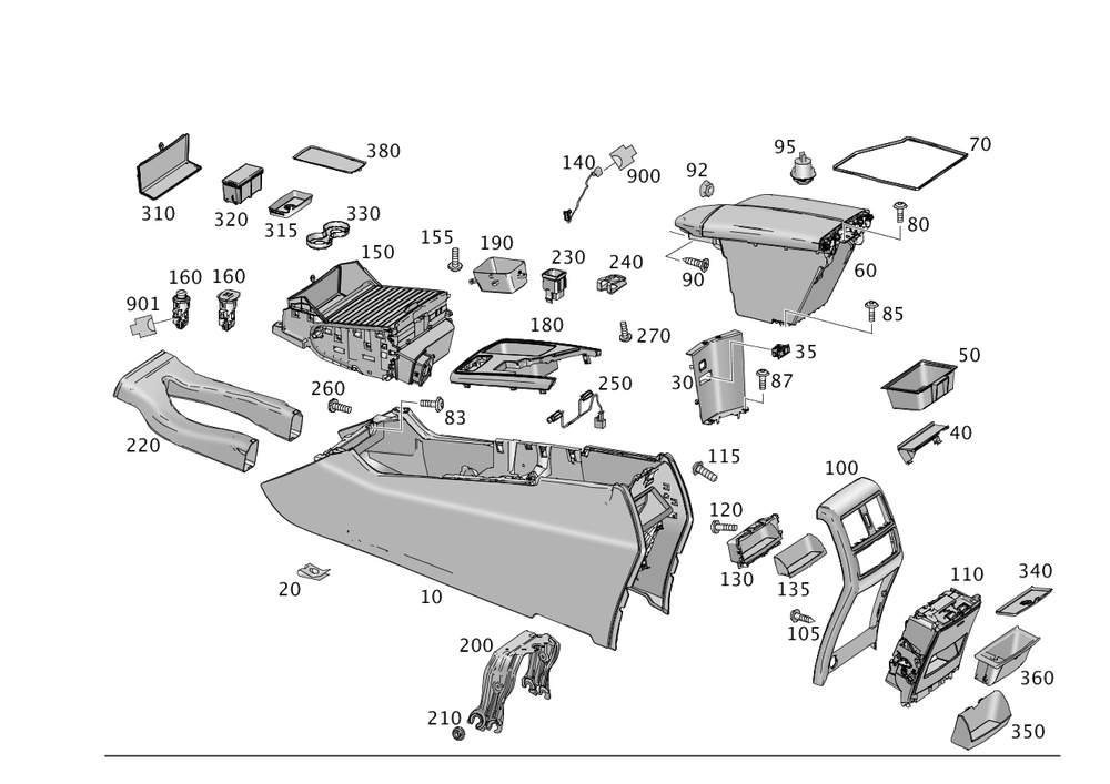 166-680-66-02 - Holder 2012-2019 Mercedes-Benz | Mercedes-Benz USA Parts