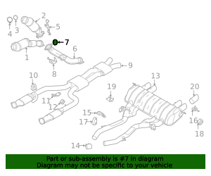 18-30-8-053-348 - Center Pipe Gasket 2020-2024 BMW | AutoNationParts.com