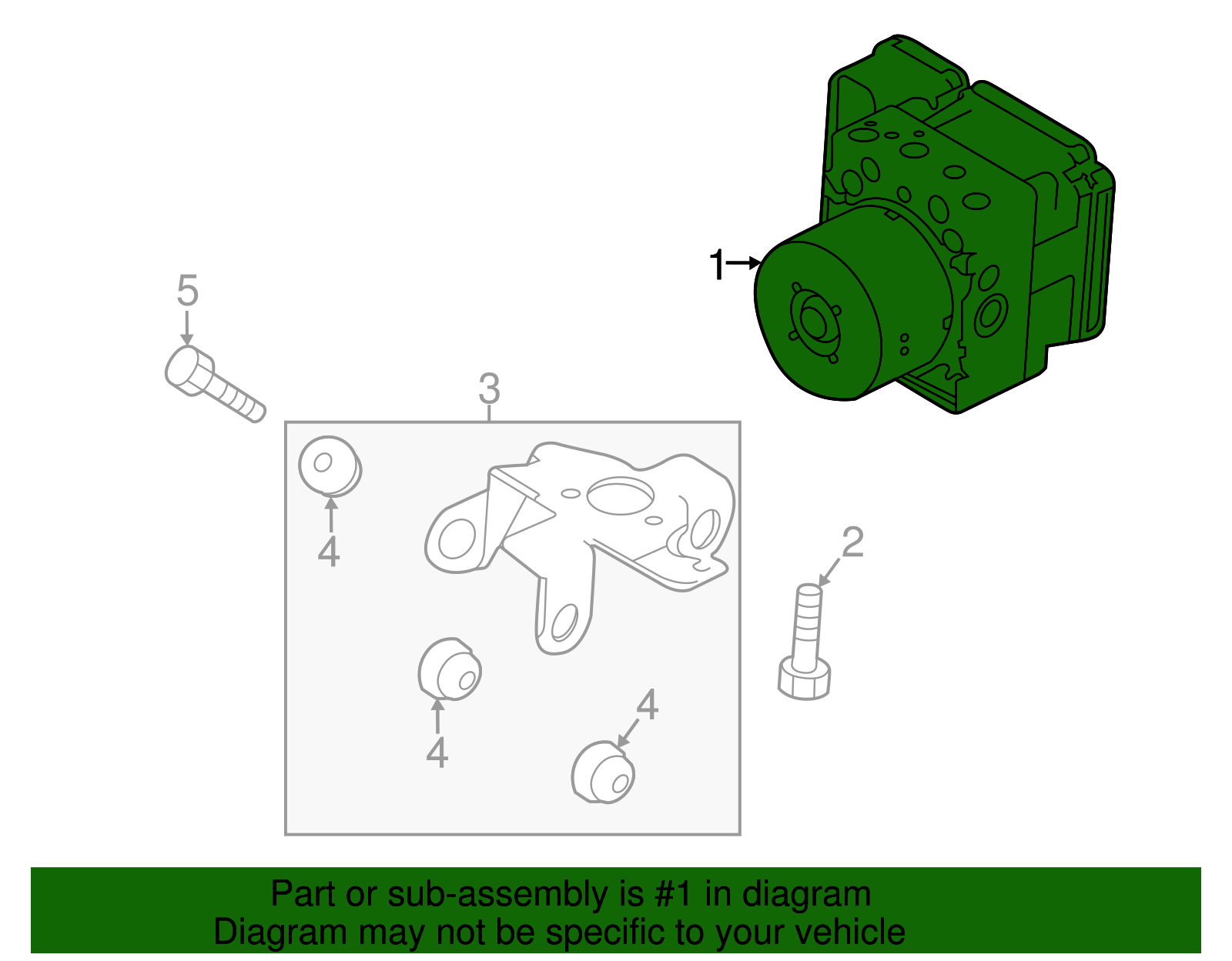 2012-2015 Mazda 5 ABS Control Unit C5Y3-43-7AZB | OEM Parts Online