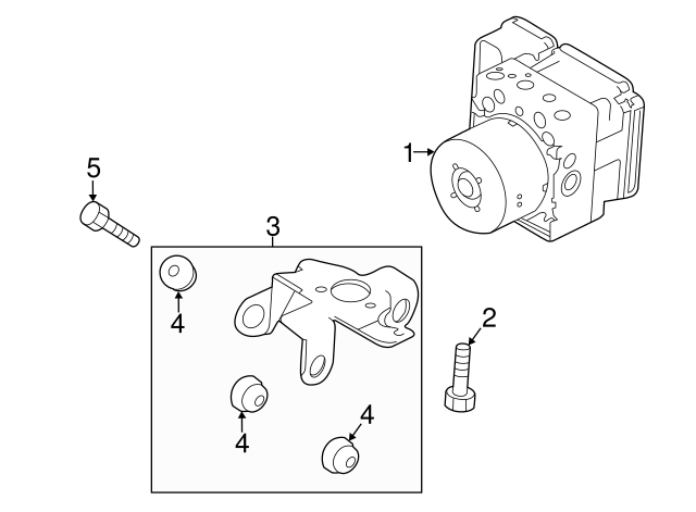 2012-2015 Mazda 5 ABS Control Unit C5Y3-43-7AZB | OEM Parts Online