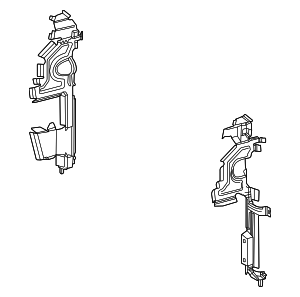 16593-F0220 - Radiator Support Air Deflector 2021-2023 Toyota Sienna ...