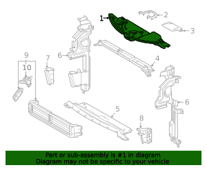Seal Cool Air Intak 53295-08021 | Toyota Parts Center