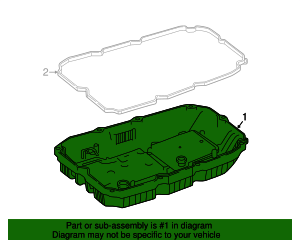 2015-2021 Mercedes-Benz Trans Pan 725-270-37-07 | MB Parts Center