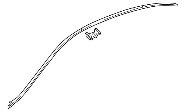 205-690-02-82 - Roof Molding 2015-2021 Mercedes-Benz | Mercedes-Benz ...