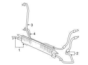 2004-2007 Ford Cooler Line 6F2Z-7R081-A | TascaParts.com