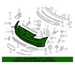 51117332666 - 2014-2017 BMW Bumper Cover (51-11-7-332-666) | BMW of ...