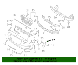 2009-2020 Hyundai Bumper Cover Rivet 14164-03133 | OEM Parts Online