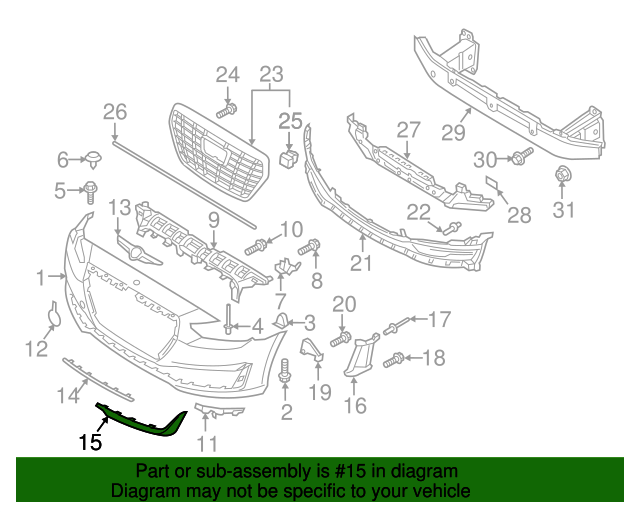 2017-2019 Genesis G90 Outer Molding 86563-D2000 | OEM Parts Online
