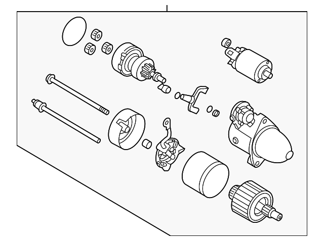 2009-2012 Hyundai Starter 36100-3C151 | OEM Parts Online