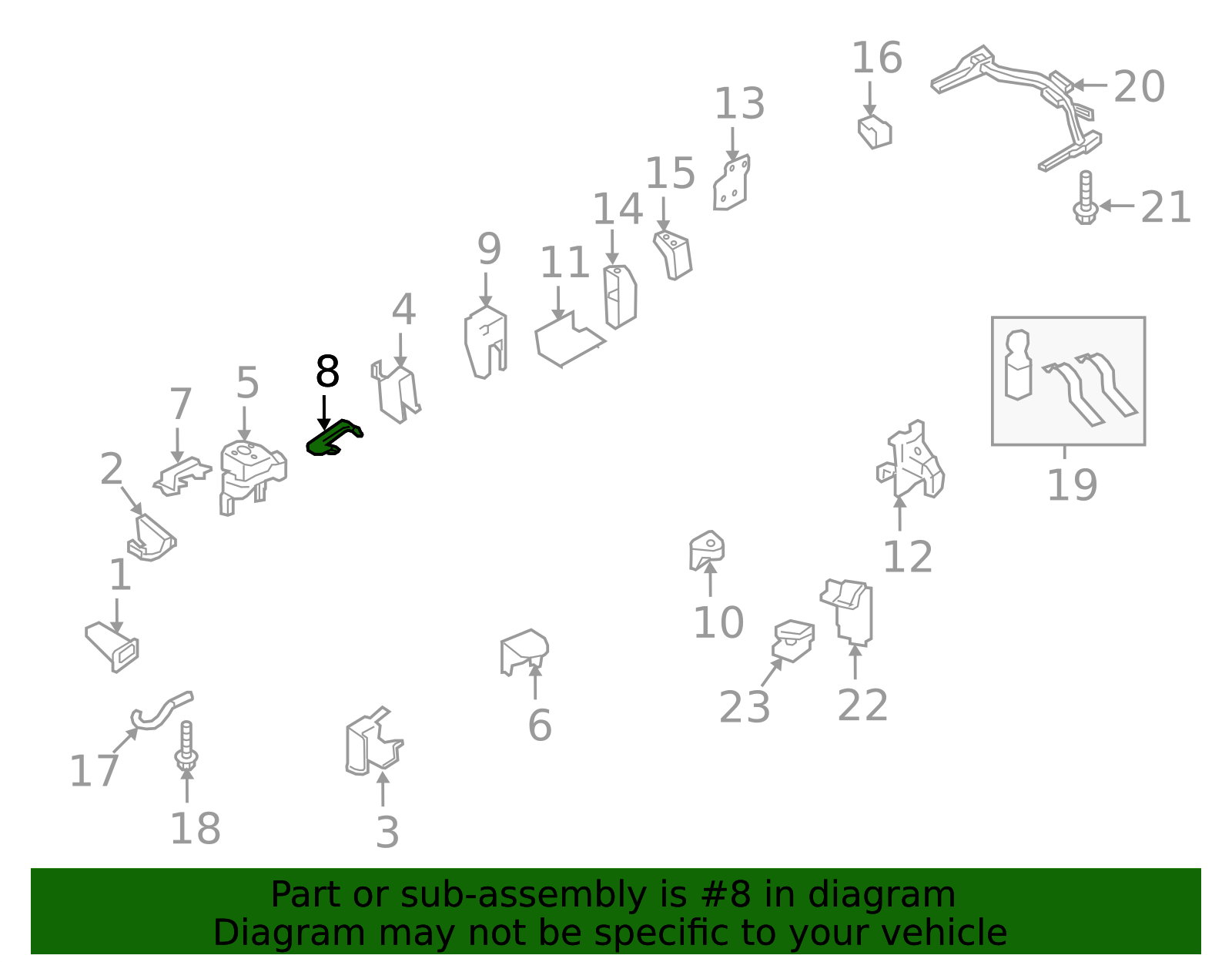 2018-2021 Nissan Gusset 51097-1PA0A | Kline Nissan