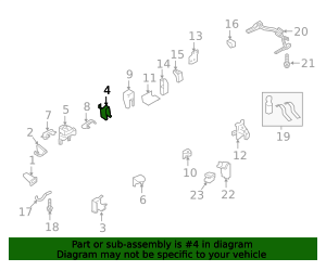 E0260-EZ1AA - Suspension Stabilizer Bar Mount 2016-2018 Nissan ...