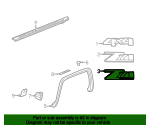 2014-2018 GMC Pickup Side 4x4 Decal in Silver and Charcoal 23490447 GM ...