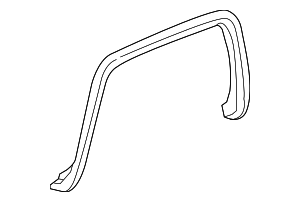 2014-2019 GMC Anthracite Driver Side Rear Fender Molding 22775552 ...