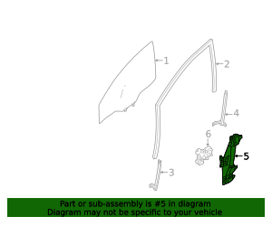 2020-2022 Nissan Sentra Window Regulator 80720-6LE0A | OEM Parts Online