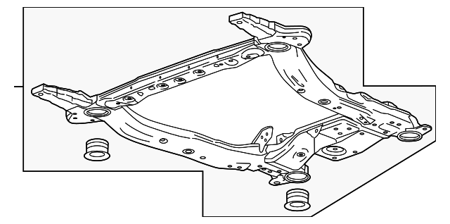 2021-2023 Buick Envision Drivetrain and Front Suspension Cradle ...