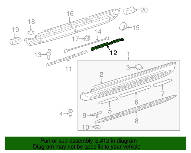 292-906-13-00 - Courtesy Light 2016-2019 Mercedes-Benz ...