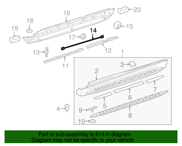 166-540-10-02 - Wire Harness 2016-2019 Mercedes-Benz | Mercedes-Benz ...