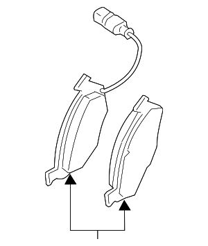 2012-2018 Volkswagen Brake Lining 3C0-698-151-P | OEM Parts Online
