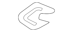 15185449 - Rear Driver Side Upper Fender Brace with Nuts 2007-2014 GM ...