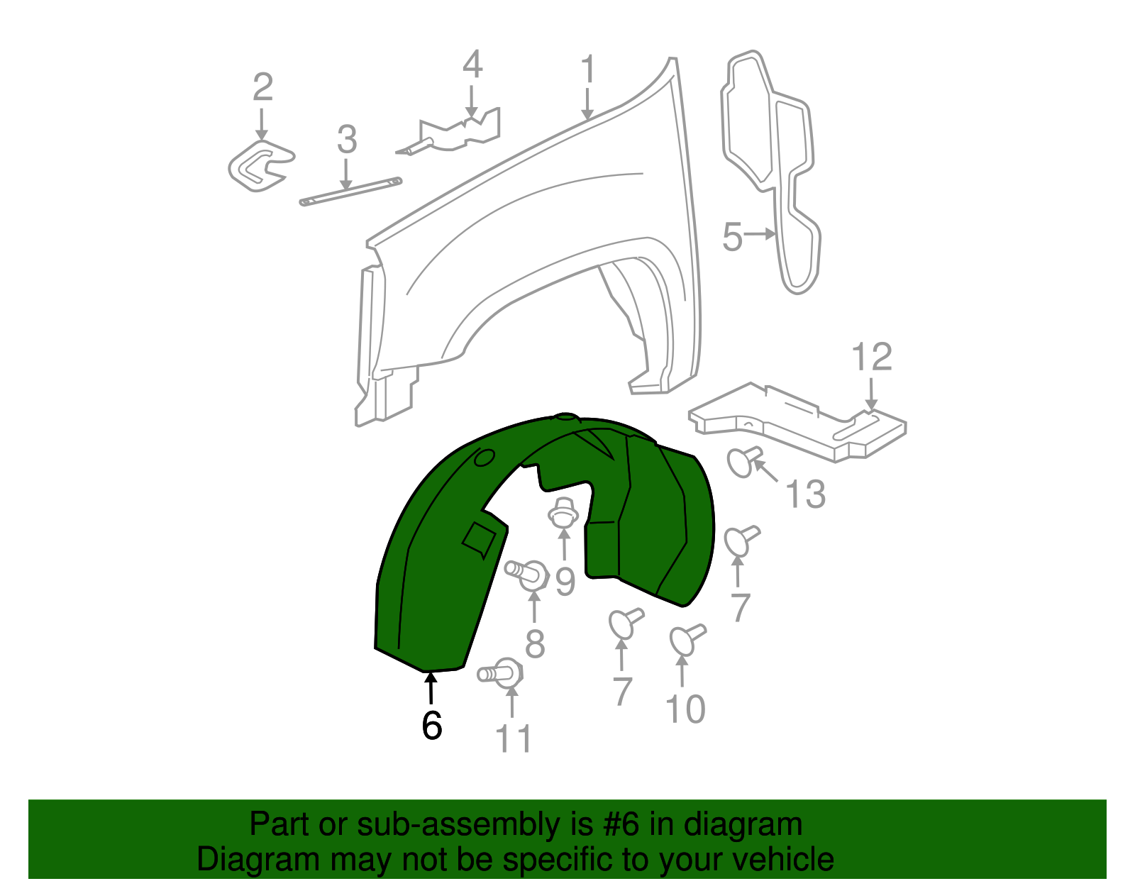 Buy Genuine GM Auto Parts - Liner (Part # 25828534) | GM Parts Store
