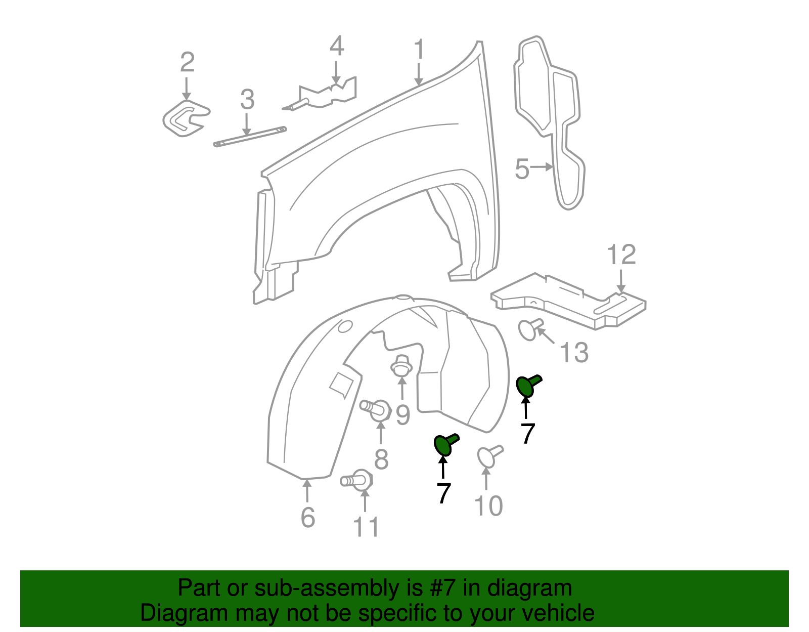 2007-2025 GM Push-Pin 11612035 | GM Parts Center