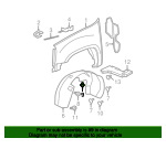 1998-2014 GM OEM NEW GM 98-14 Buick Chevrolet Fender Liner Insulator ...