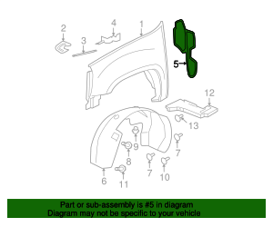 20906466 - OEM GM Rear Insulator | GMPartsCenter.net | GM Parts Center