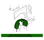 22779790 - OEM GM Fender Liner | GMPartsCenter.net | GM Parts Center