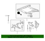 2010-2016 Cadillac SRX Drivetrain and Front Suspension Cradle Mount ...