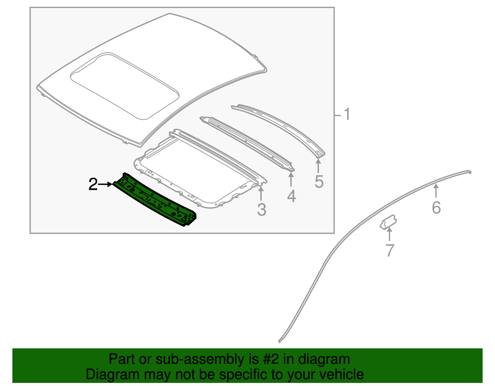 2014-2020 Infiniti Q50 Windshield Header 73210-4GA0A | Infiniti of ...
