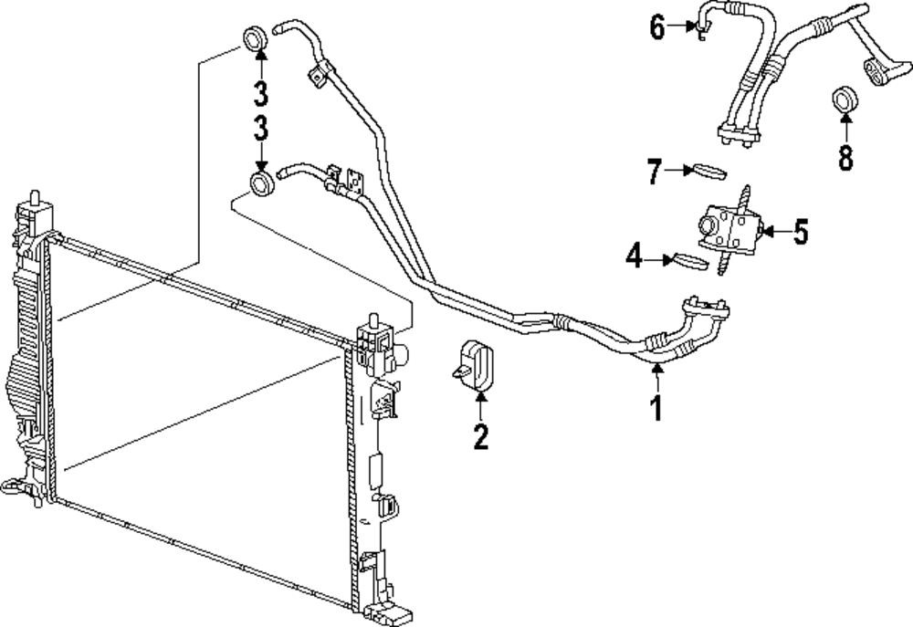 2024-2025 GM Front Hose 42818012 GM | GMPartsDirect.com