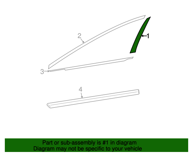 2013-2018 Nissan Altima Applique - Driver's Side (LH) 80813-3TA0B ...