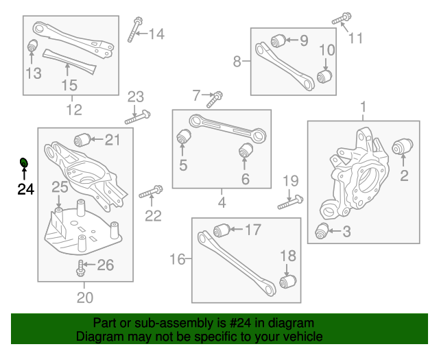 55223-B1000 - Lower Control Arm Cam 2018-2023 Kia Stinger | Kia.Parts Store