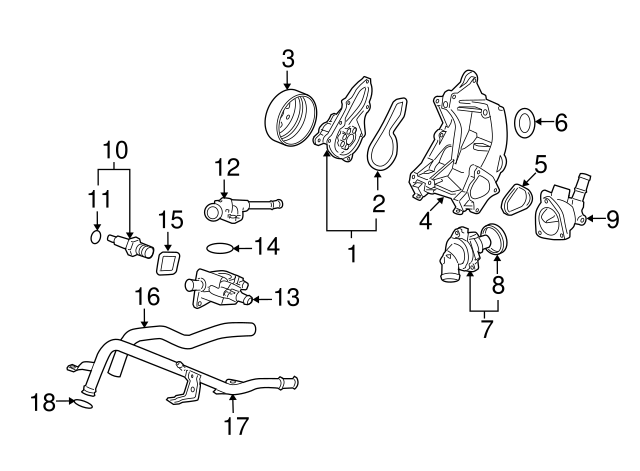 19510-RWC-A00 - Connector Pipe 2007-2012 Acura RDX | AutoNation Parts