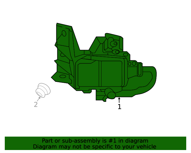 99140-D2000 - Unit Assembly Rear Corner Radar Left-hand 2020-2022 ...