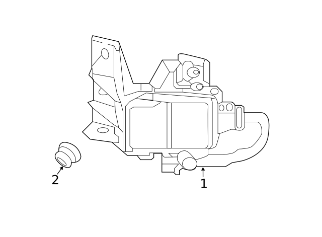 99140-D2000 - Unit Assembly Rear Corner Radar Left-hand 2020-2022 ...