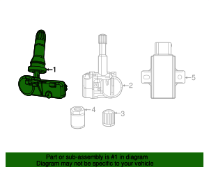 2020-2025 Mopar Tire Pressure Monitoring System (TPMS) Sensor ...