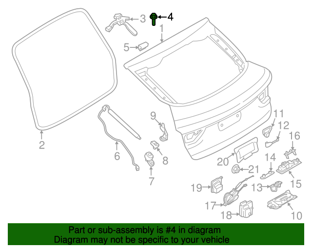 Genuine BMW 71-60-6-759-754 | Hinge Bolt | FREE Shipping on Most Orders ...