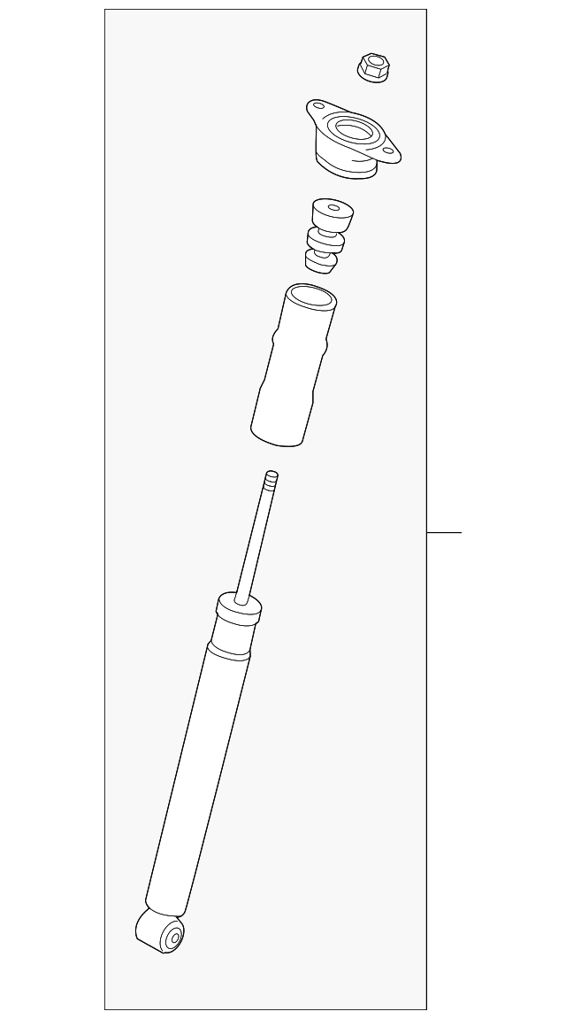 2010-2013 Porsche Panamera Shock Assembly 970-333-061-10 | Porsche Marin
