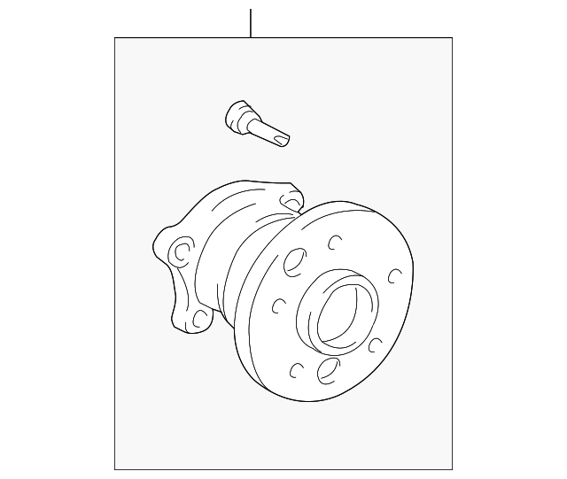 2004-2009 Lexus Hub & Bearing Assembly 42410-0E050 | OEM Parts Online