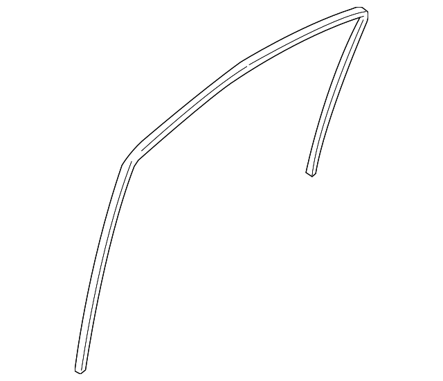2006-2016 Mercedes-Benz Window Guide Rail 164-725-03-25 | Mercedes-Benz ...